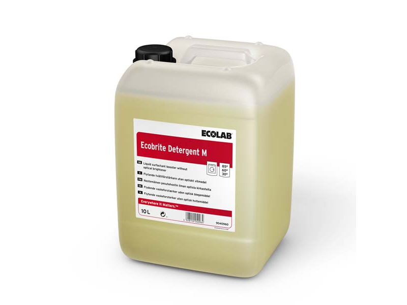 Ecobrite Detergent M 10L | Ecolab vaskemiddel til alle tekstiler