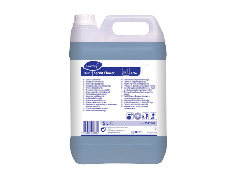 TASKI Sprint Flower E1e 2x5L - Effektiv rengøring til alle overflader ...