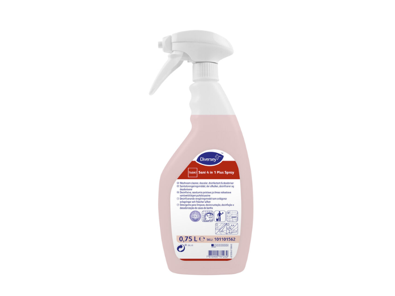 TASKI Sani 4 in 1 Spray 6x0.75L - Effektiv sanitetsrengøring | Nortec